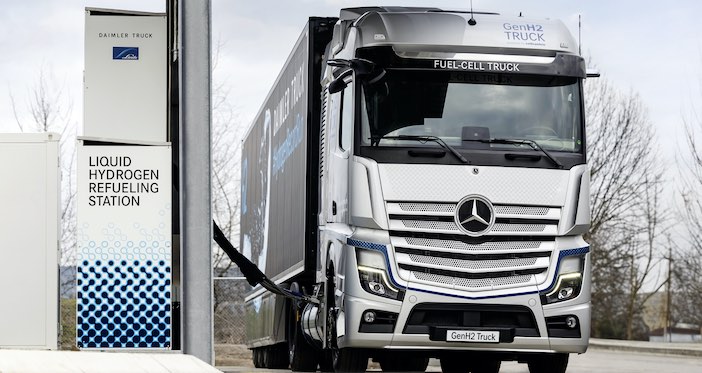 Daimler Truck ve Linde’nin geliştirdiği sLH2 soğutulmuş sıvı hidrojen ...